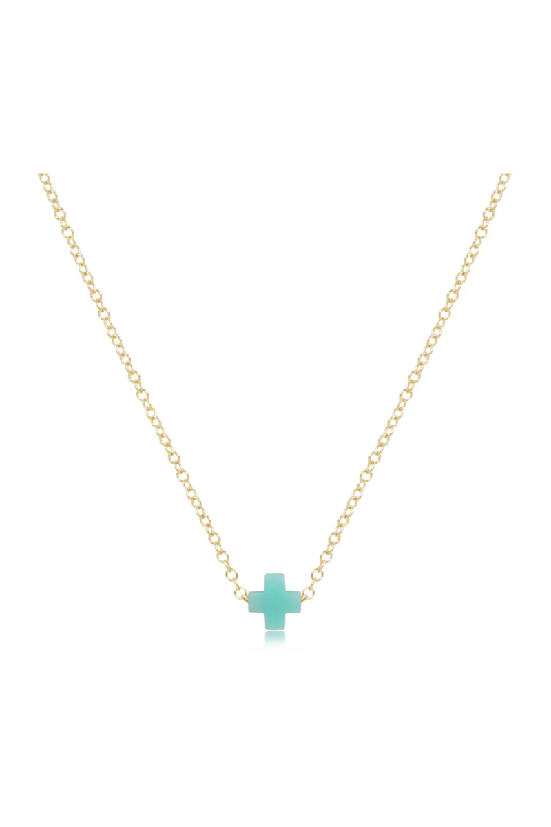 Enewton 16" Necklace Gold - Signature Cross Small - Mint – The Seaside ...