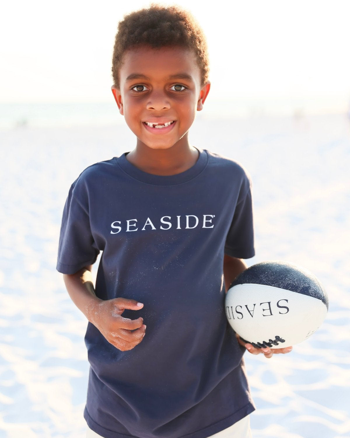 Youth Navy Shortsleeve Seaside Tee – The Seaside Style